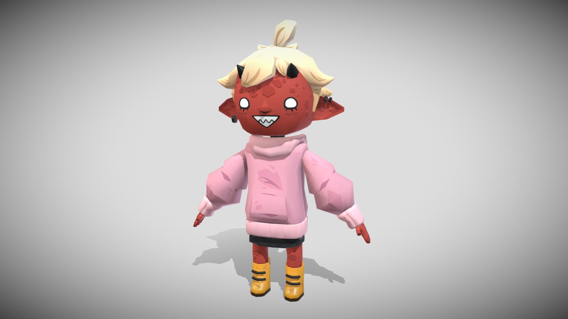 Cute Little Demon - 3D model by MaelleH [79735ac] - Sketchfab