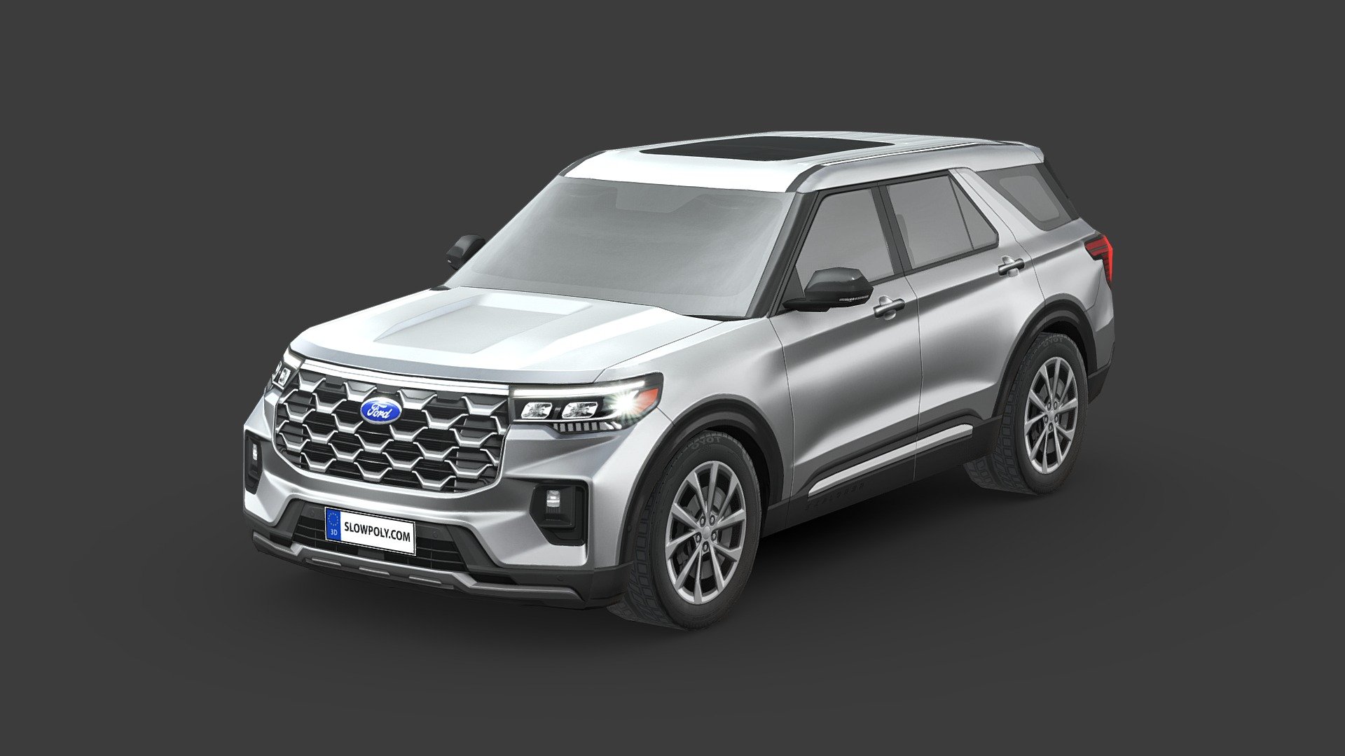 Ford Explorer 2025 - 3D model by slowpoly [79738e2] - Sketchfab