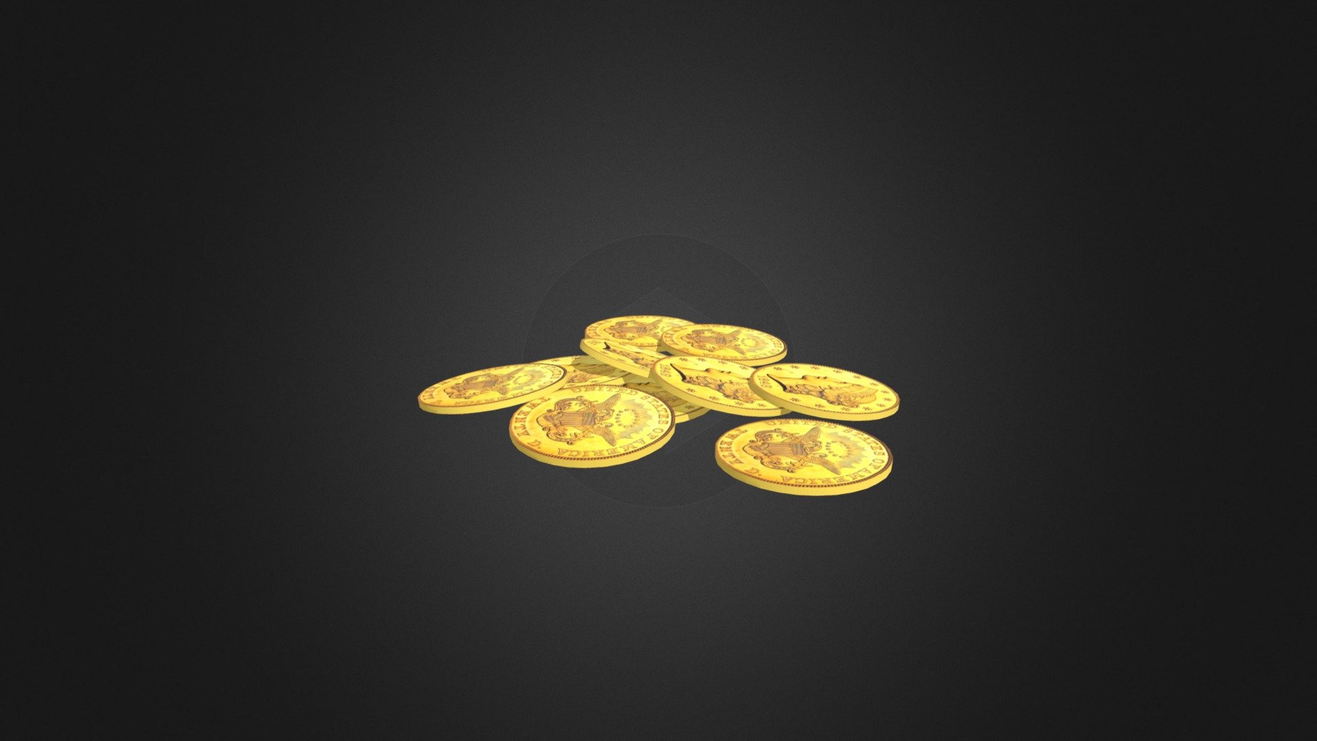 Gold Coin - Download Free 3D model by uncle808us [7973d98] - Sketchfab