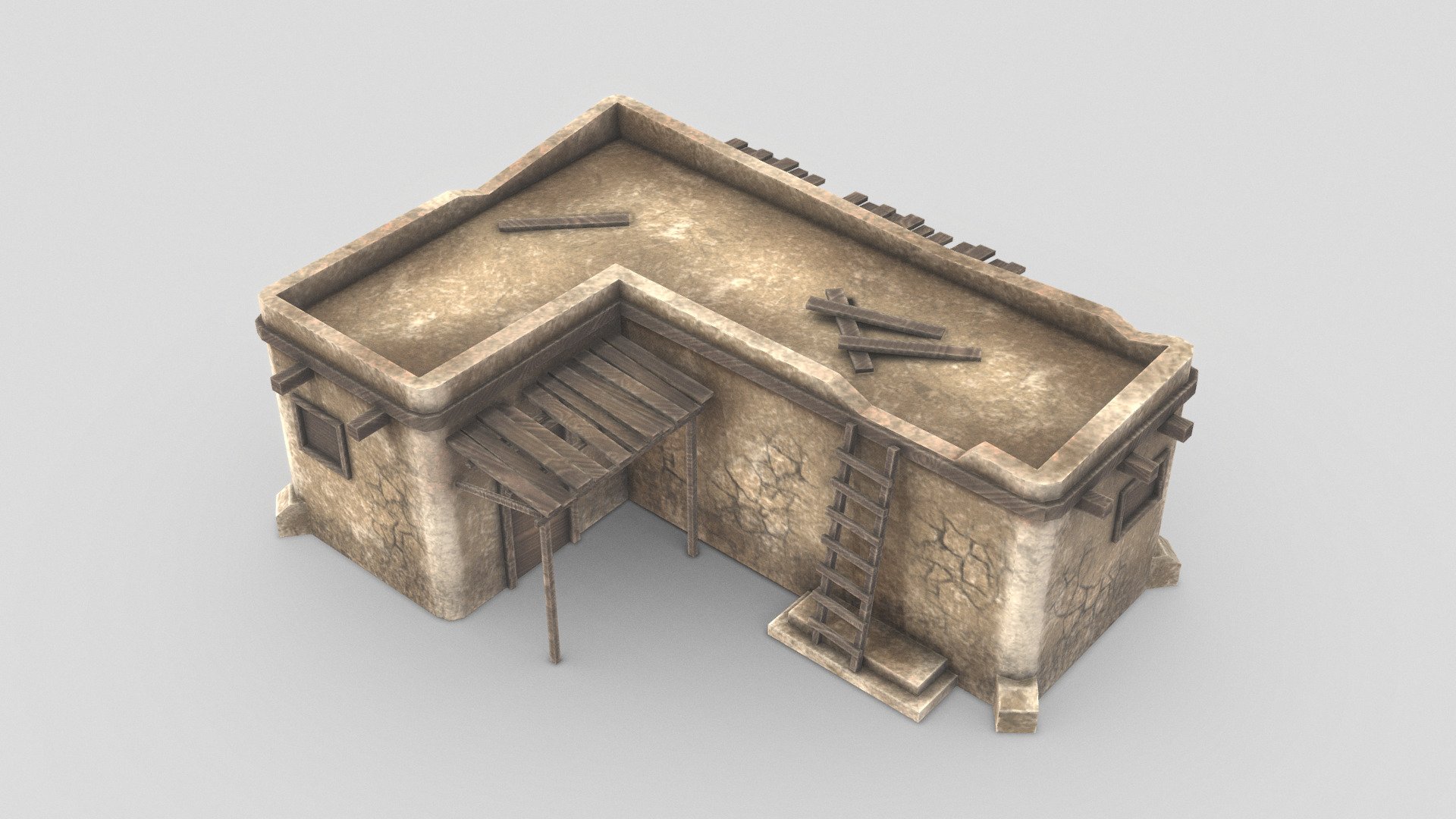 Desert house - Buy Royalty Free 3D model by Anima Z (@Anima-Z) [7974b72 ...