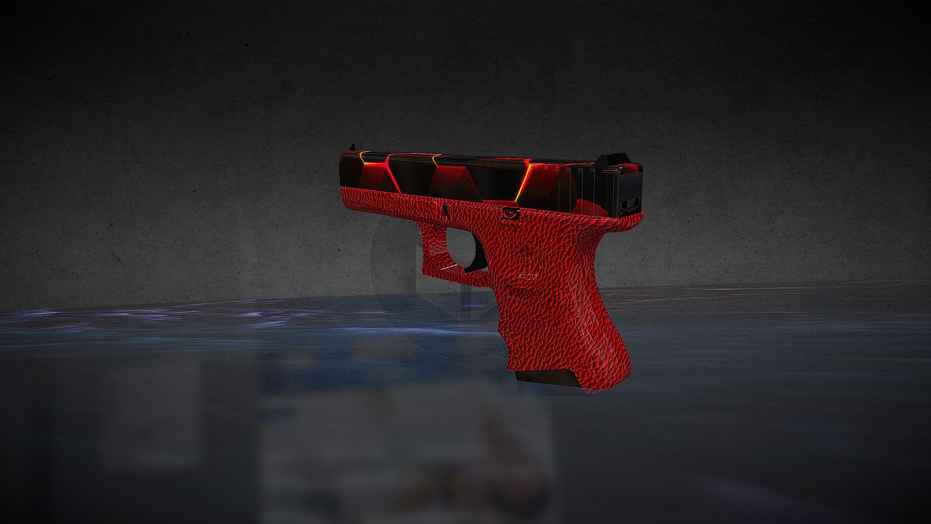 Red Panel - 3D model by Wero [7976298] - Sketchfab