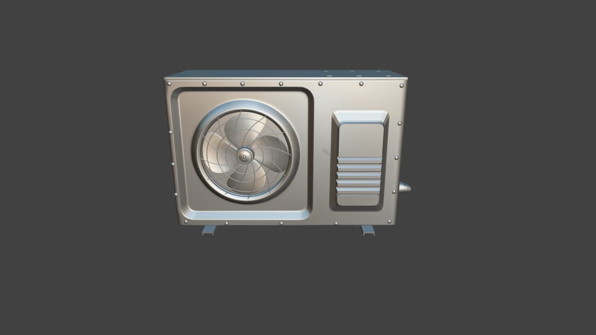 Air-conditioning High Poly - 3D model by Daniel Álvaro González ...