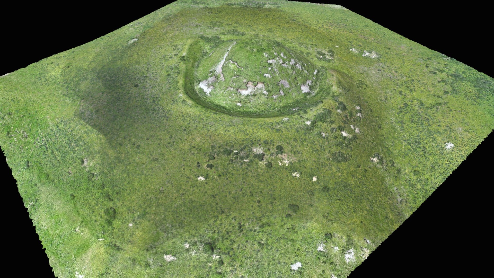Moatquarter Motte Castle (TN016-003----) - Download Free 3D model by ...