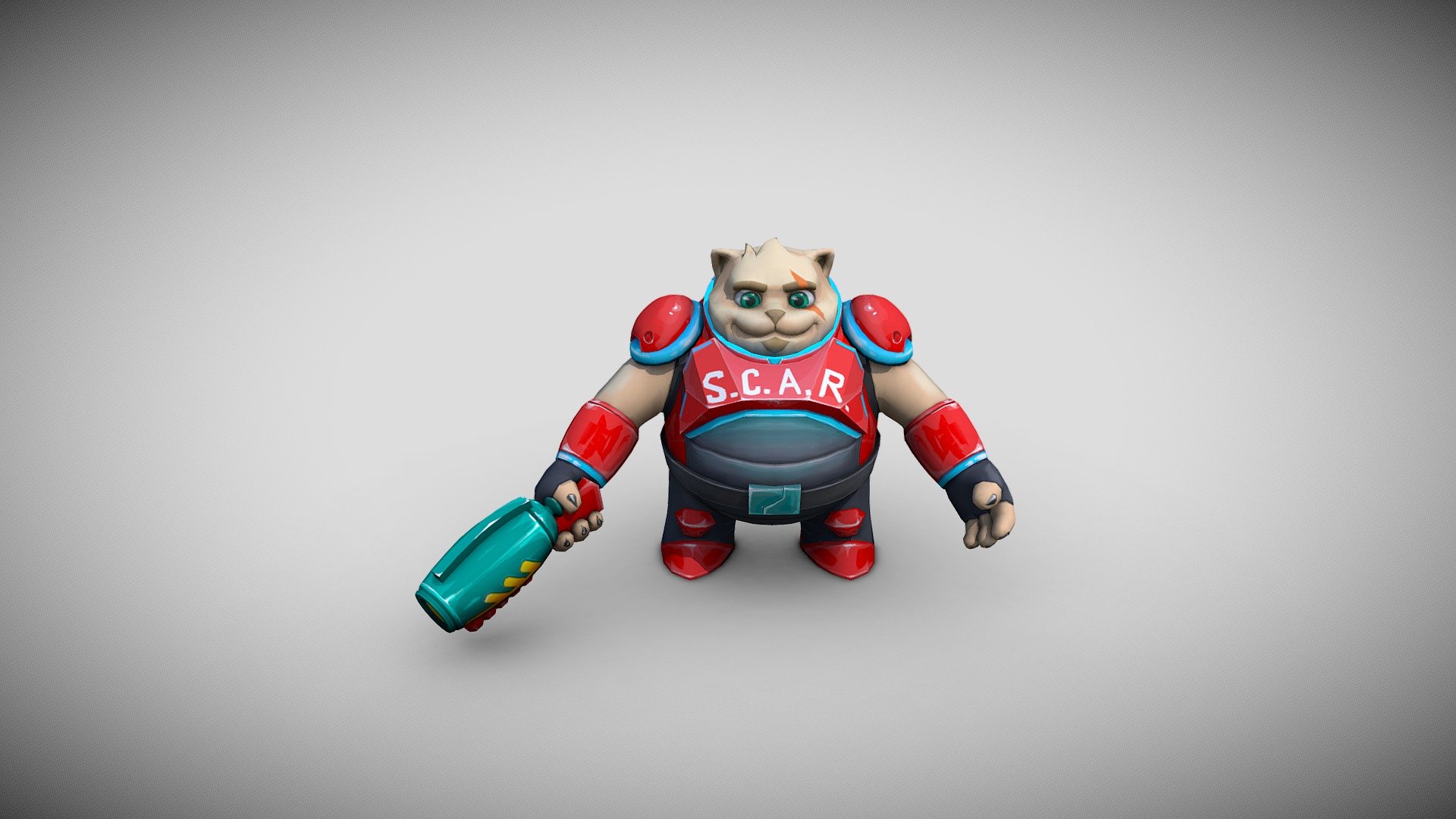 Cat_Tank - 3D model by FluffyKrik [797b40b] - Sketchfab