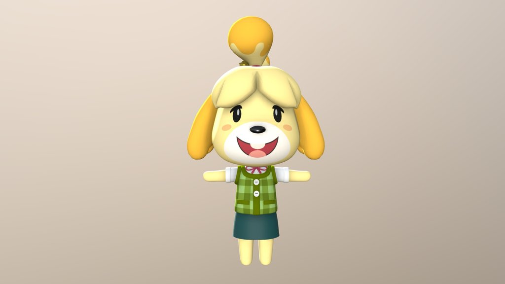 isabelle - A 3D model collection by leewe1109 - Sketchfab
