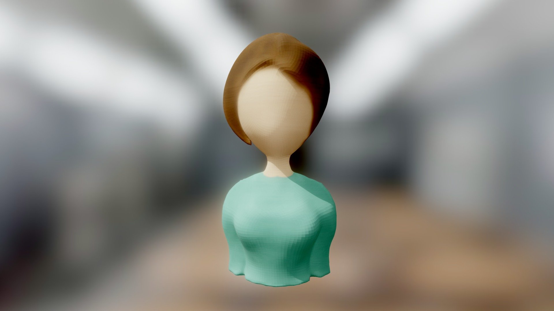 Reception Girl - Download Free 3D model by Fumiya Funatsu (@funatsu ...