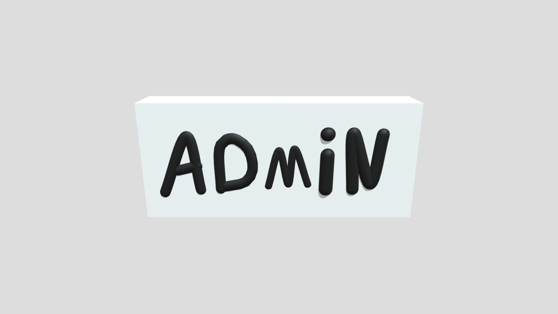 ADMINBADGE (redbums) - 3D model by E300_Official [797e612] - Sketchfab