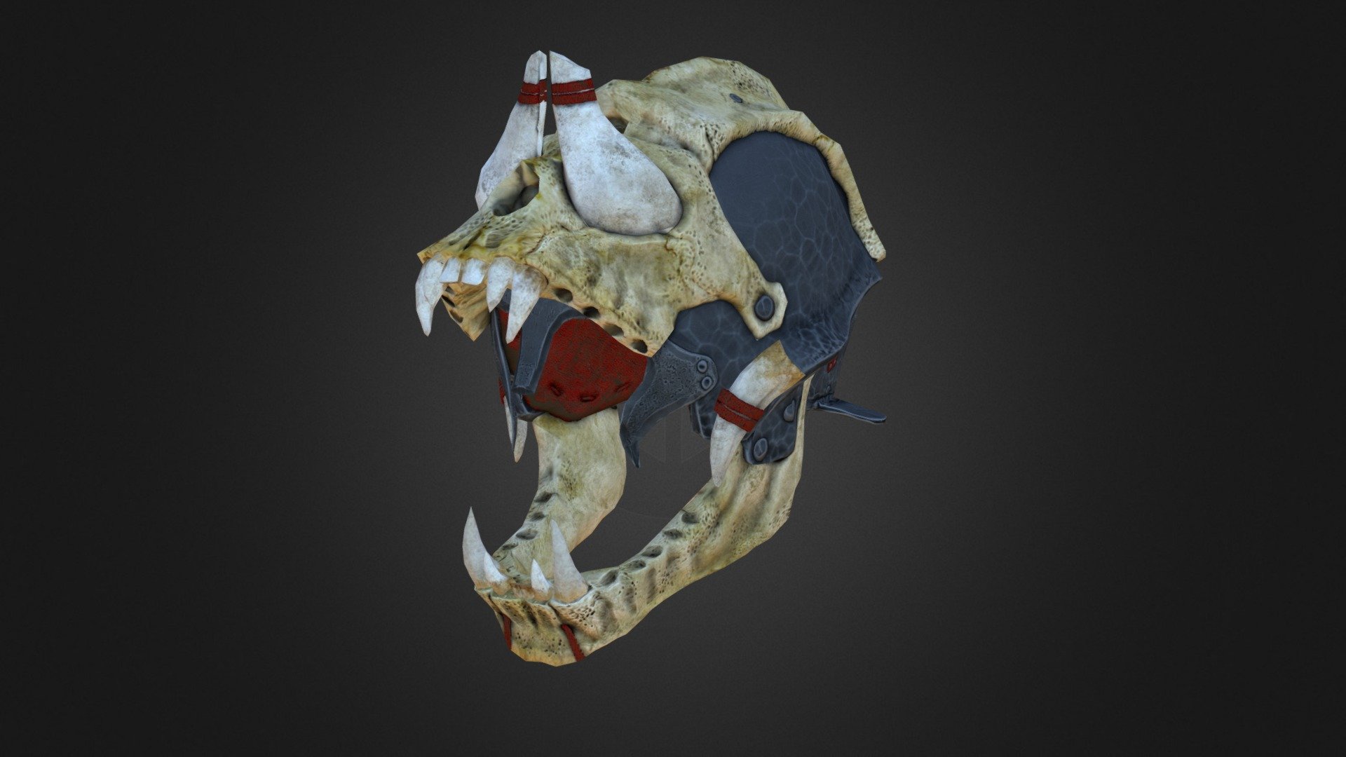 Troll Skullhelm low poly diffuse preview 1.0 - 3D model by honky ...