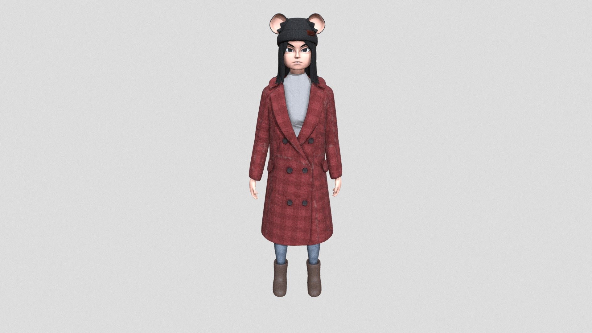 Mouse Girl - 3D model by brian81320 [79821f2] - Sketchfab