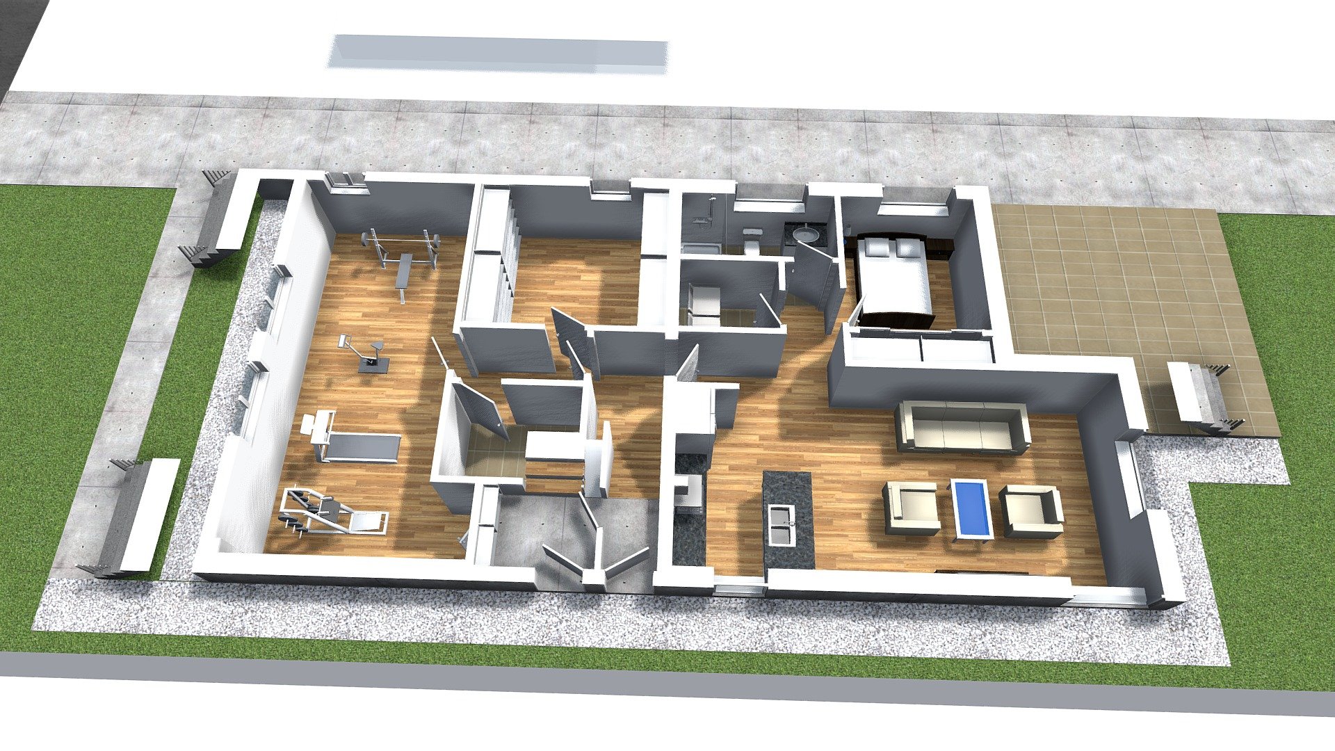 12-21 Basement Opt4 08122018 - 3D model by Cadaxx Design (@cadaxx ...