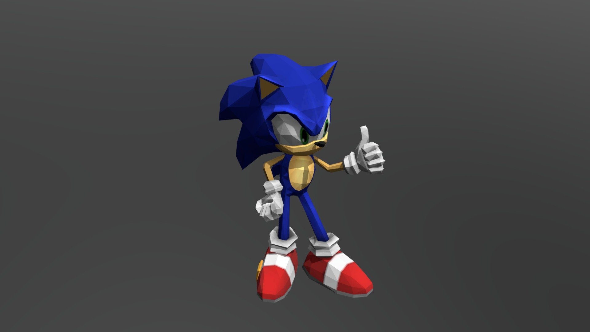 Sonic The Hedgehog - 3D model by Vibing_V0ID [7984e69] - Sketchfab