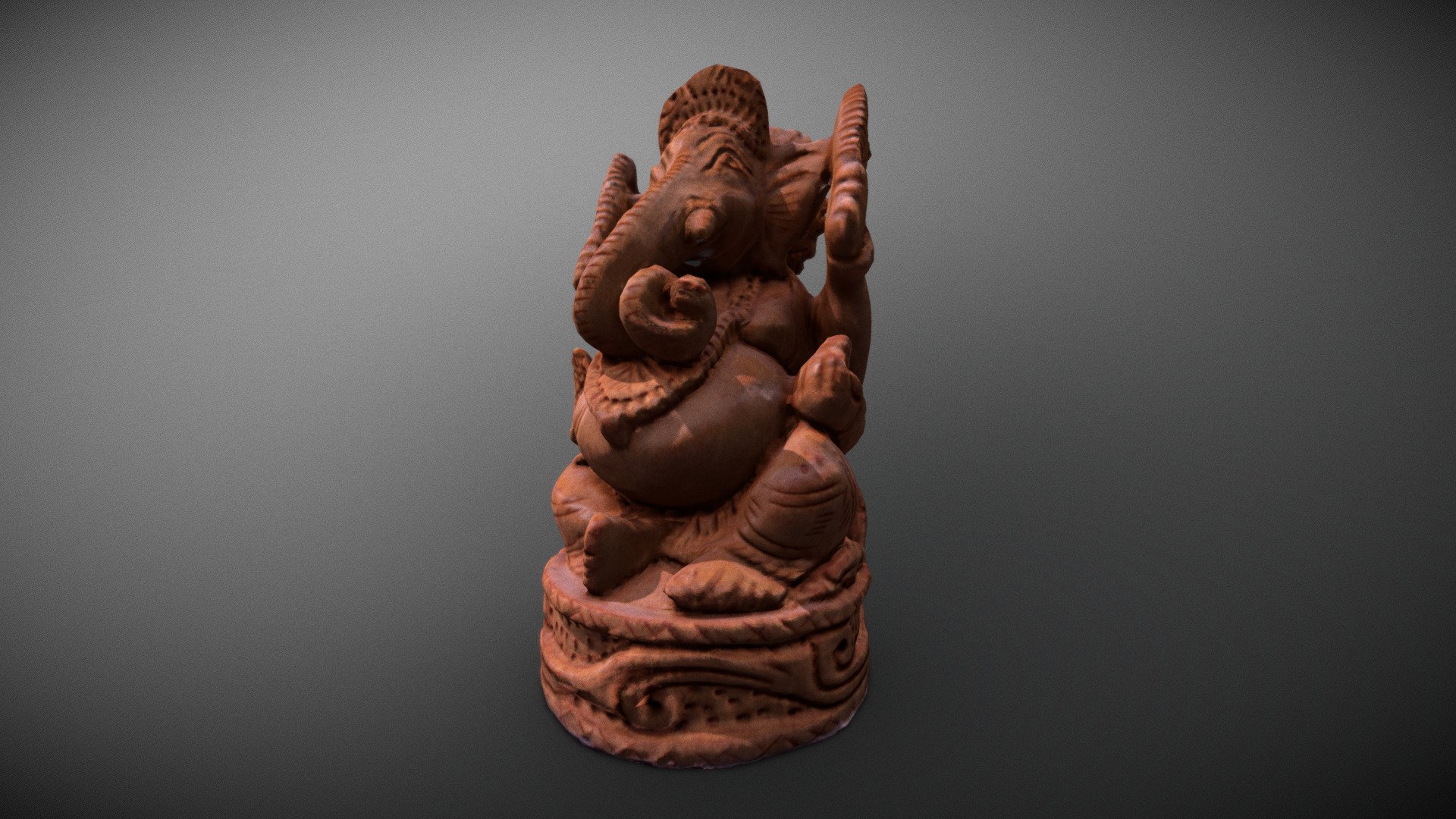 Little Ganesh Wood Statue - Download Free 3D model by 3DSCANFR (sdrn ...