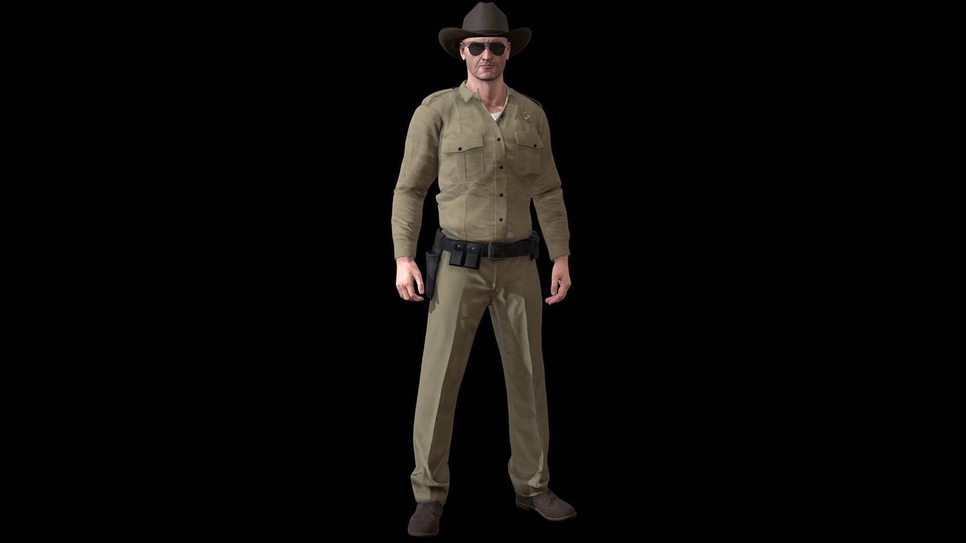 Police Sheriff - Buy Royalty Free 3D model by lidiom4ri4 [7986215 ...