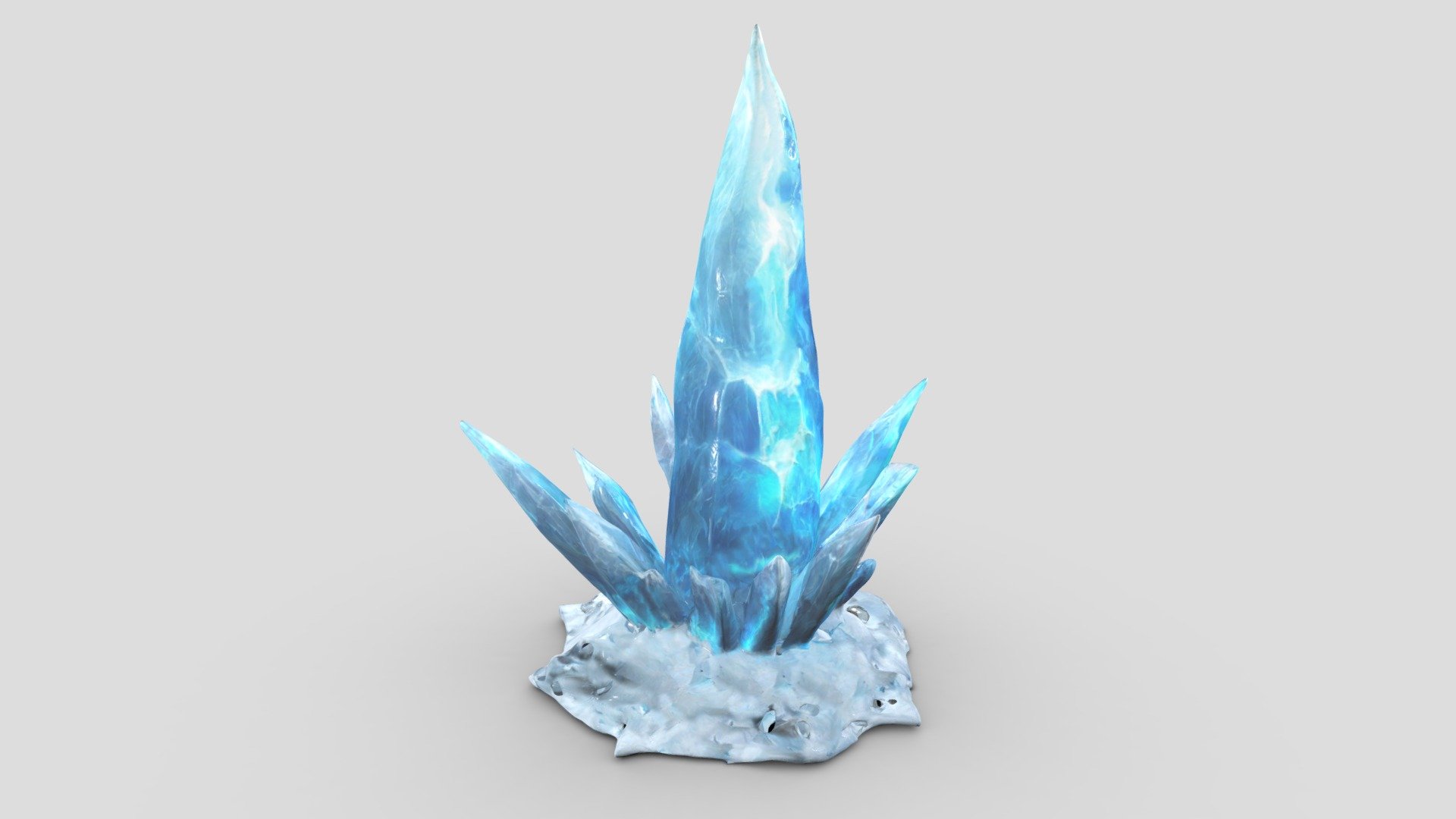 Ice Cluster 3 (free) - Download Free 3D model by chrismartin1337 ...