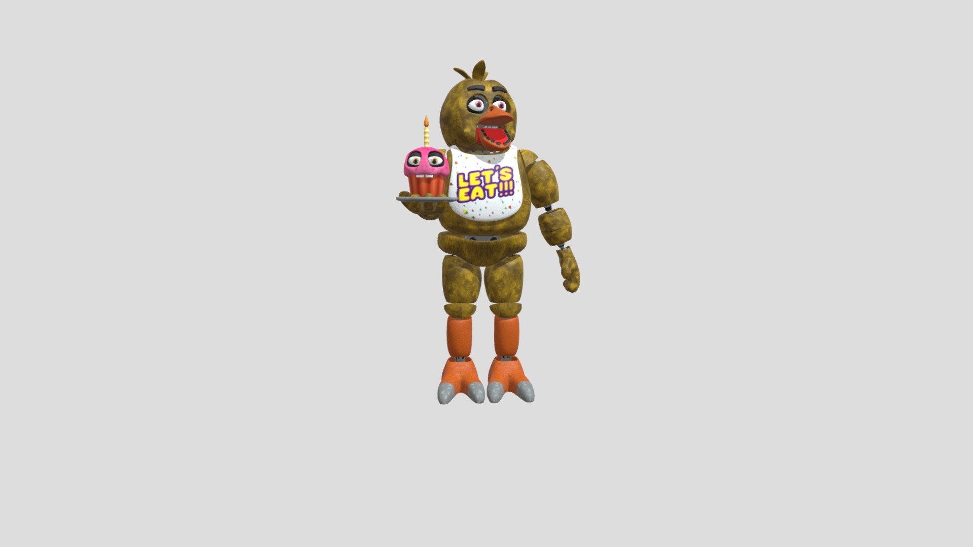 Chica Merch Render - Download Free 3D model by dwall8611 [798dcd0 ...