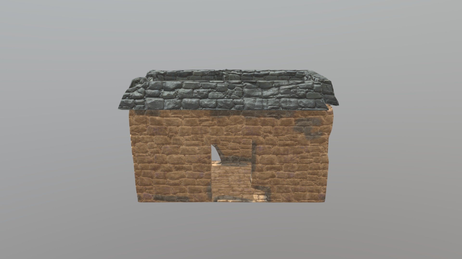 Ruin House - 3D model by KAvers3D [798ecae] - Sketchfab