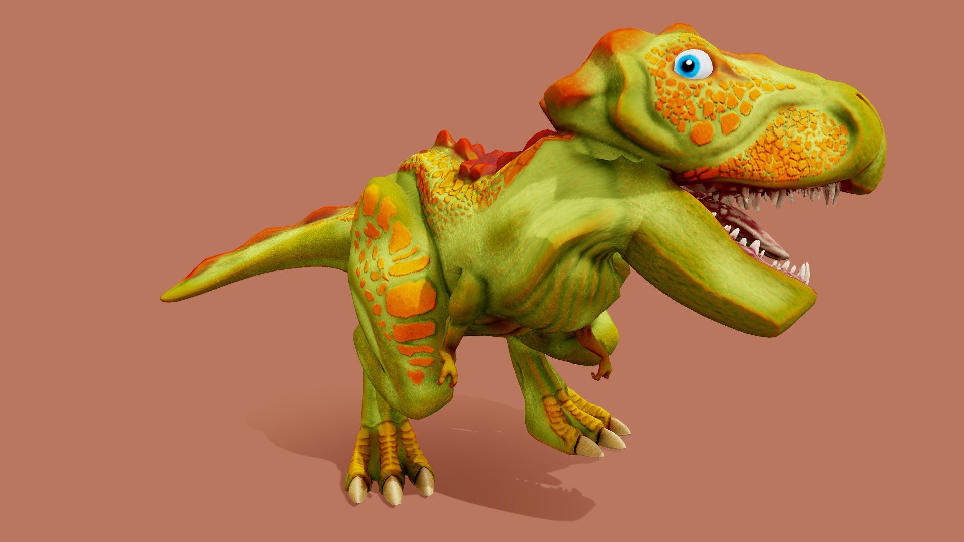 Playful Dinosaur - 3D model by Alex (@FireFerret) [7990d09] - Sketchfab