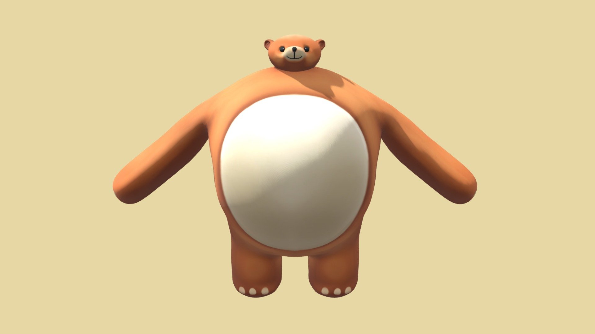 Buffbear VRCHAT - Buy Royalty Free 3D model by Kaijin (@Kaijin13 ...