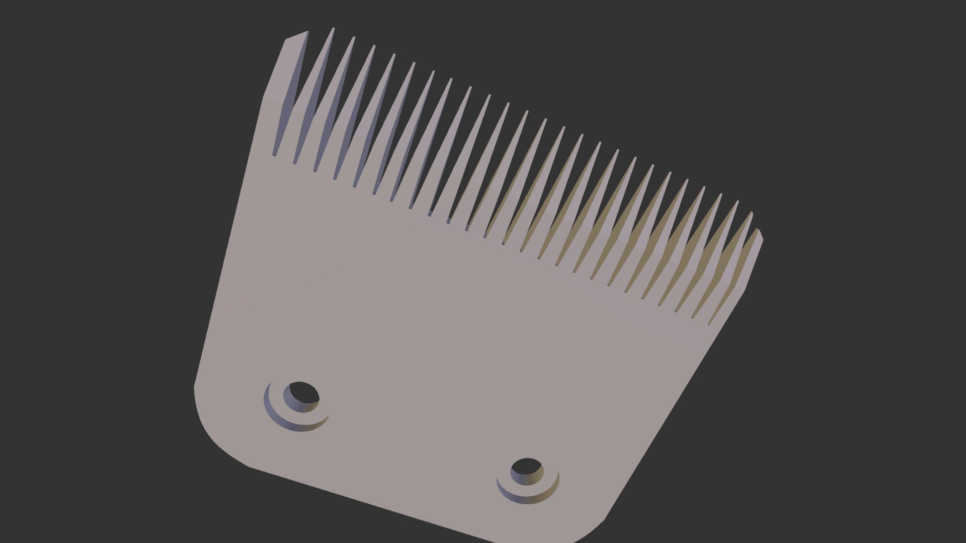 clipper blade 1 - 3D model by bnaramore [7991ae8] - Sketchfab