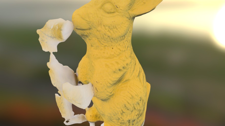 Yellow bunny - 3D model by Becca (@rperry) [799274b] - Sketchfab