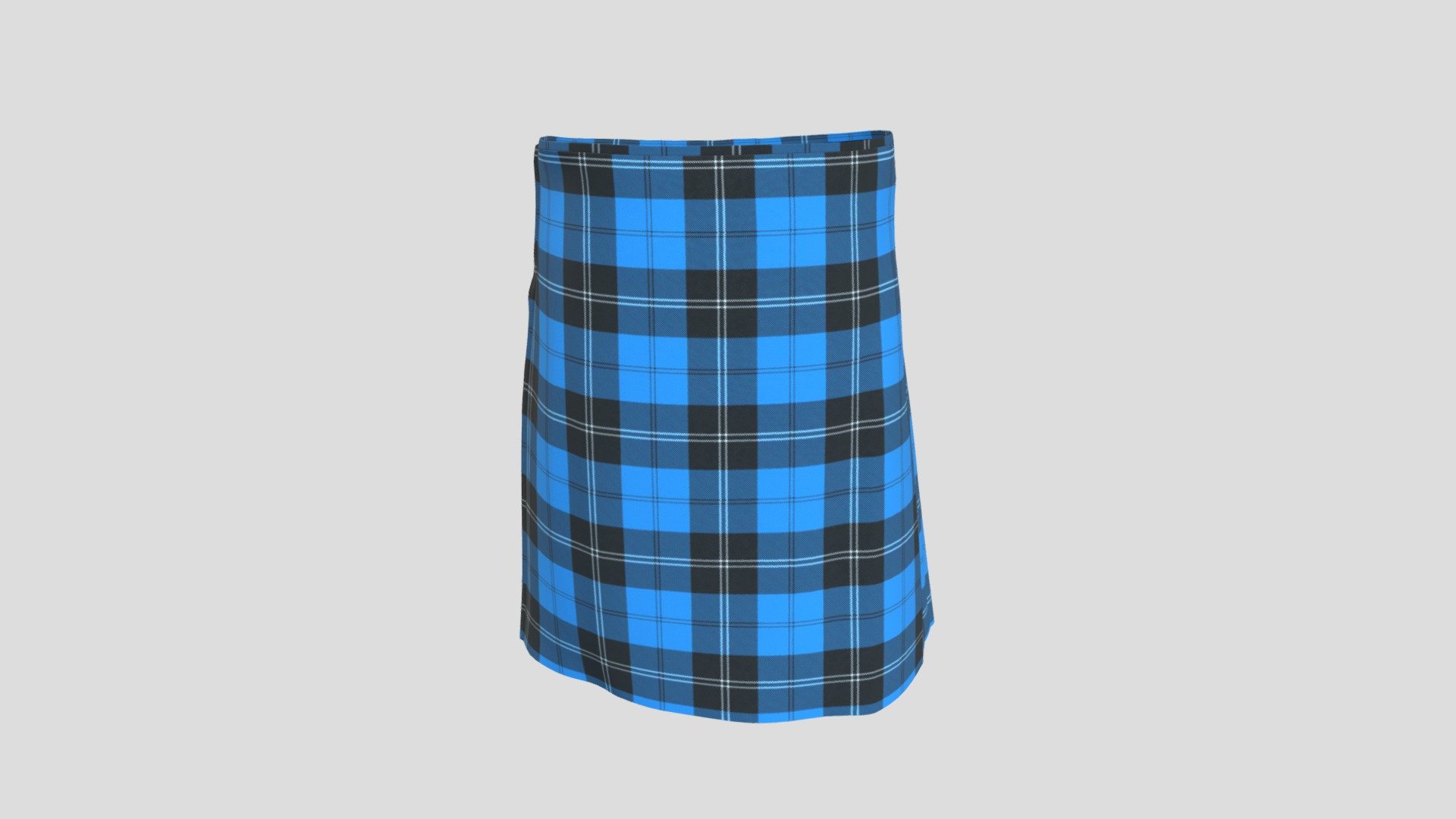 Ramsay Blue Kilt - 3D model by Azure (@unclebubs) [7994cb2] - Sketchfab