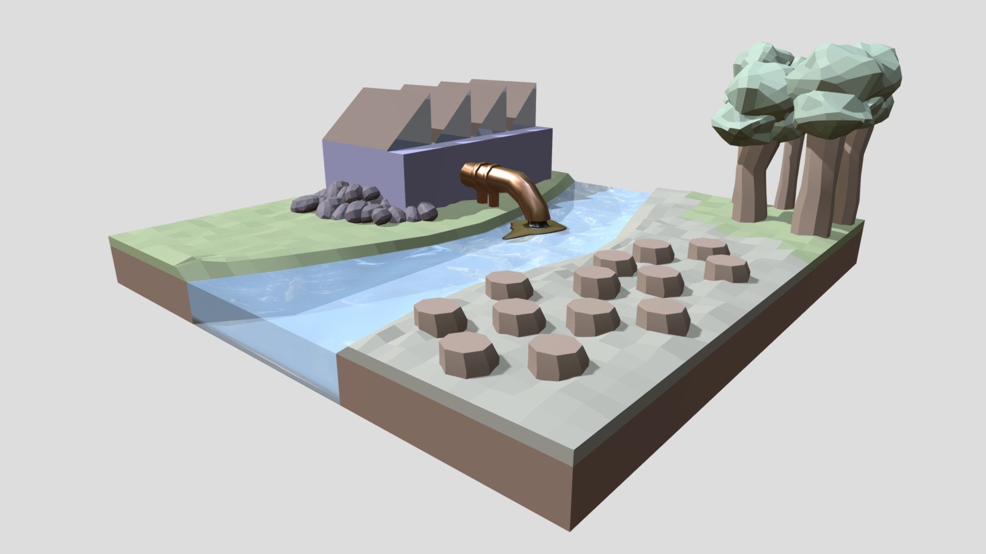 Sustainable Week Diorama. - Download Free 3D model by Benjamin_Tai ...