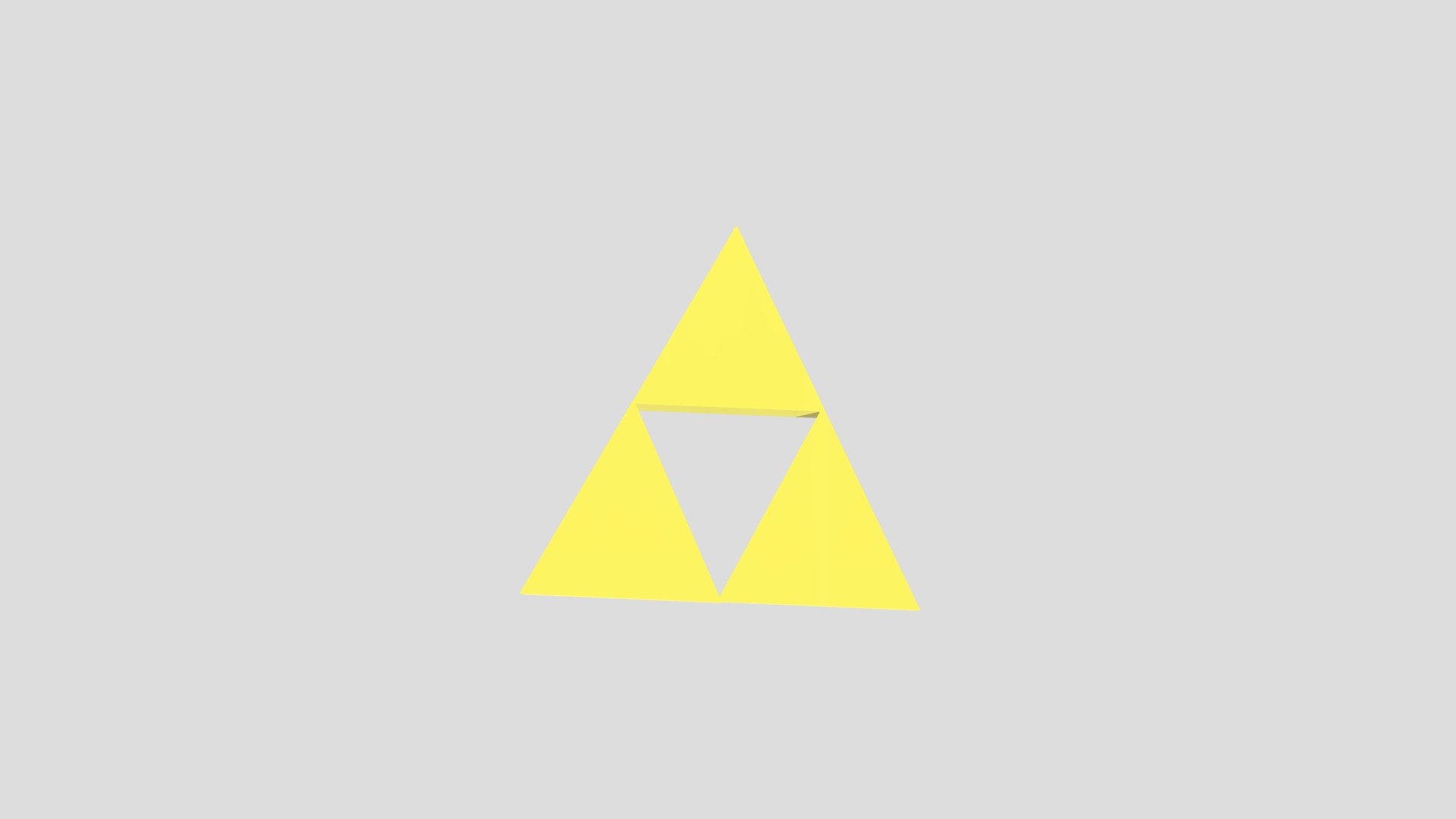 Triforce - 3D model by jdunne24 [79990b8] - Sketchfab