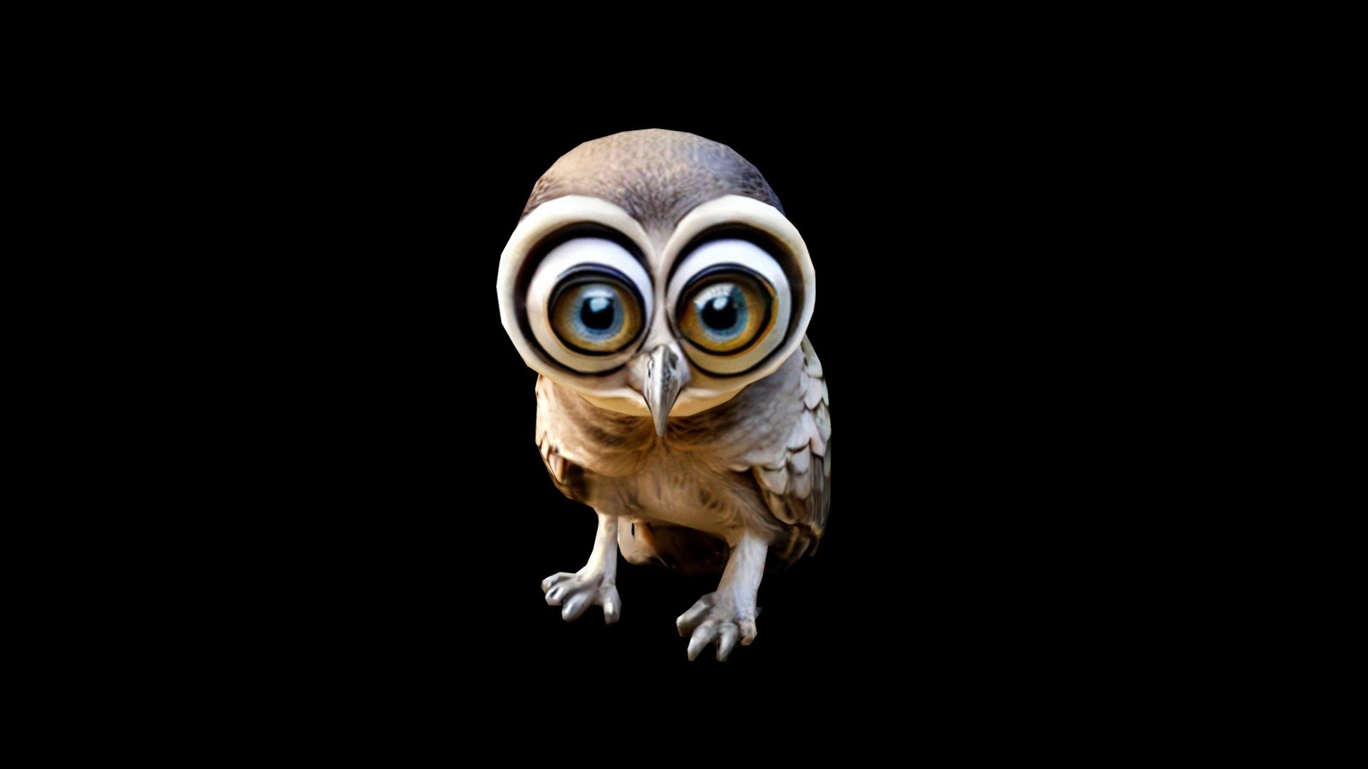 "The Wise Fusion Owl and Human merge" Glasses He - Download Free 3D ...