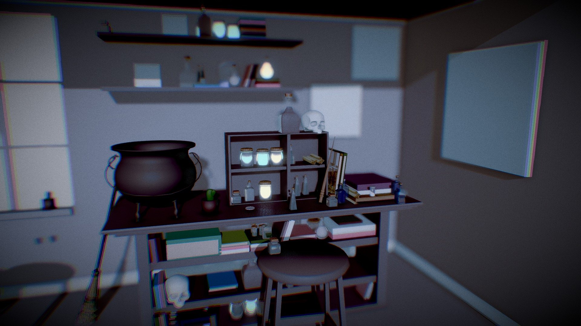 Witch Room - Download Free 3D model by mdiaz16 [799a845] - Sketchfab