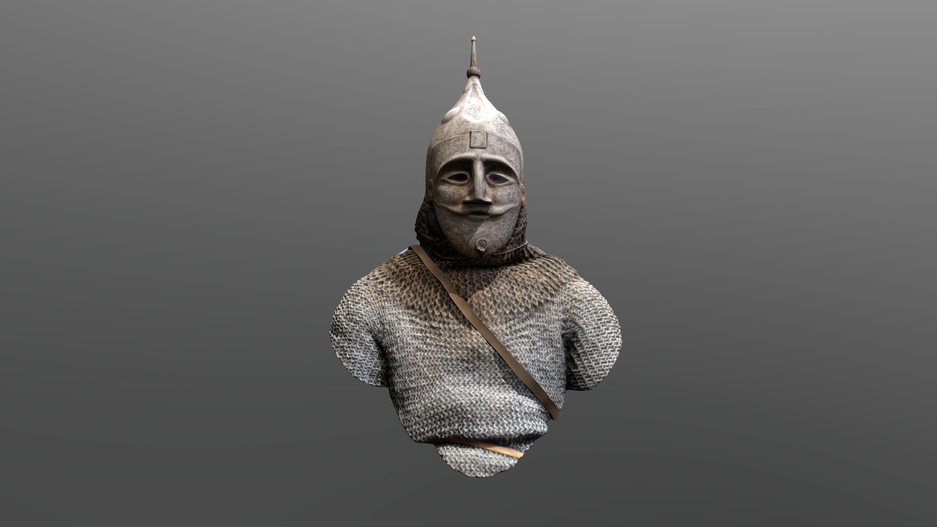 Kumánsky bojovník z 13. storočia - 3D model by Anton Arpáš AÚ SAV ...