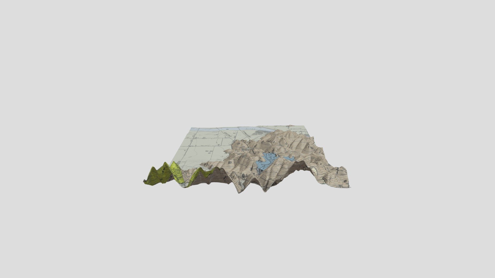 3D Geologic Map v1 - 3D model by cichy_dan [799b08a] - Sketchfab