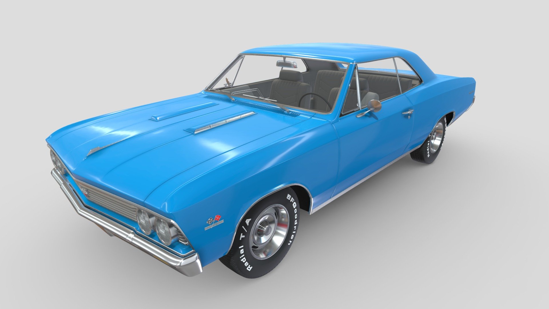 Chevrolet Chevelle SS 1966 - 3D model by EnricoGrey [799b2d3] - Sketchfab
