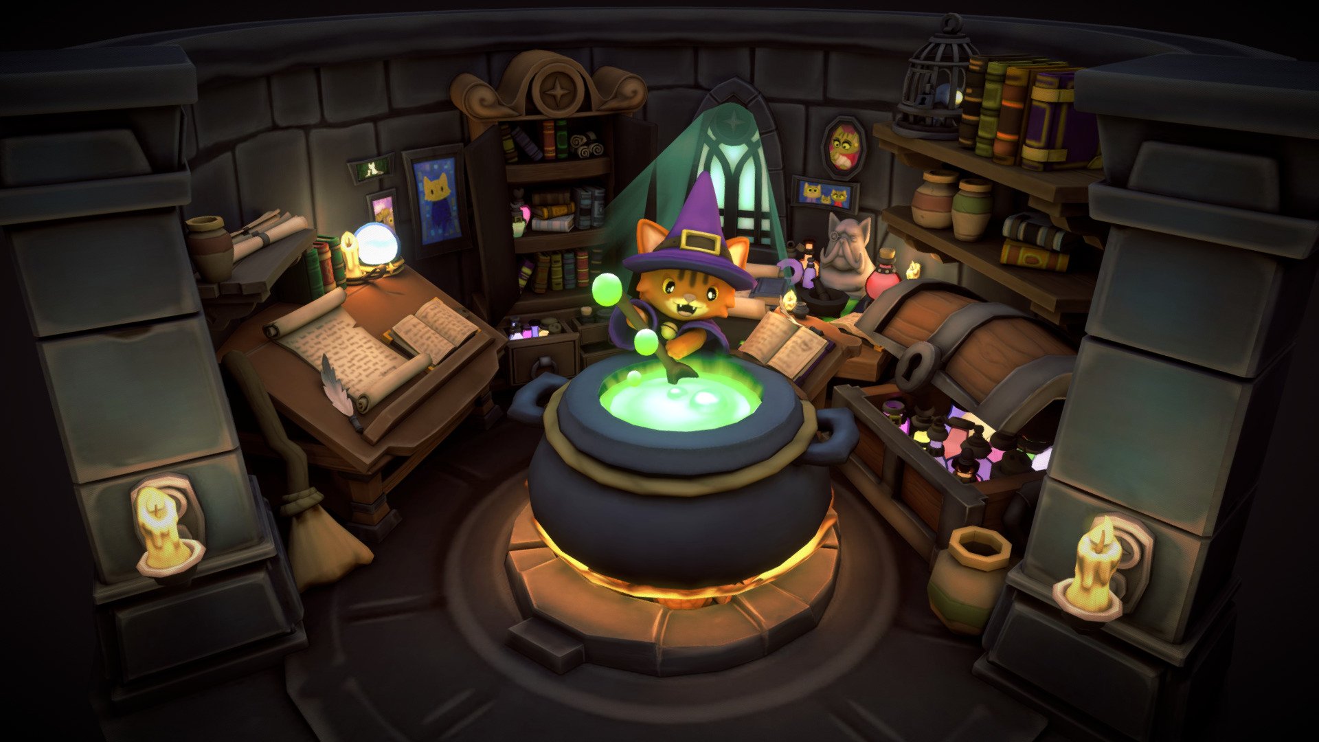 🐱 Cat Wizard - 3D model by MortyJHin [799be2e] - Sketchfab