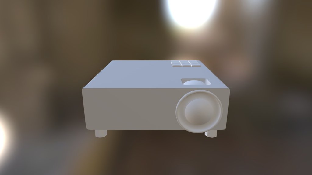 Projector - 3D model by David Cervantes (@xs9734) [799c312] - Sketchfab