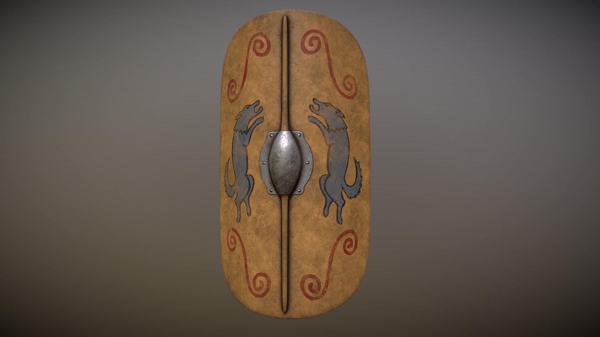Republican Scutum (Yellow) - 3D model by Garrettich [799d8bb] - Sketchfab