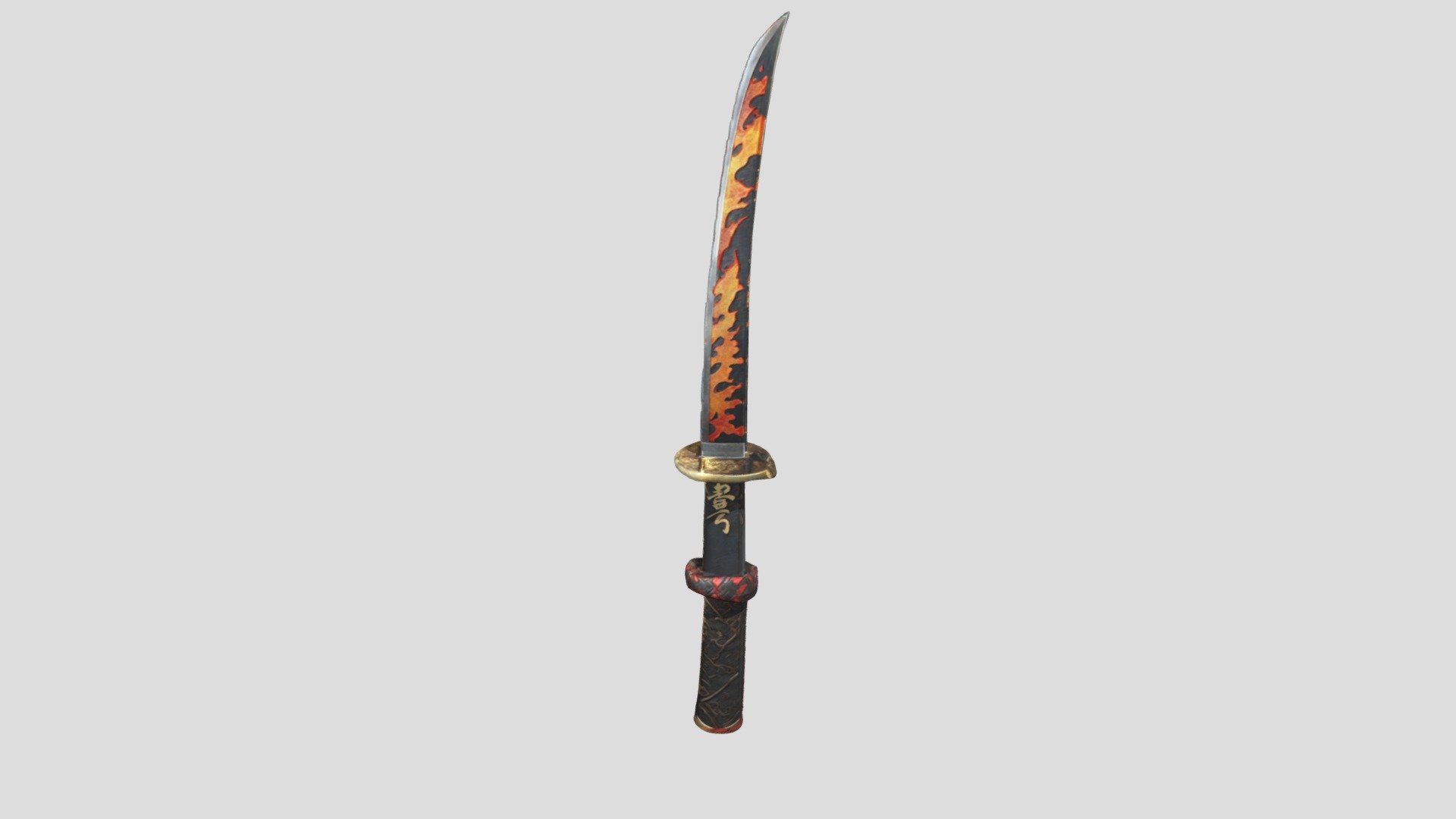 Rengoku’s Flame Katana – Demon Slayer 3D - Download Free 3D model by ...