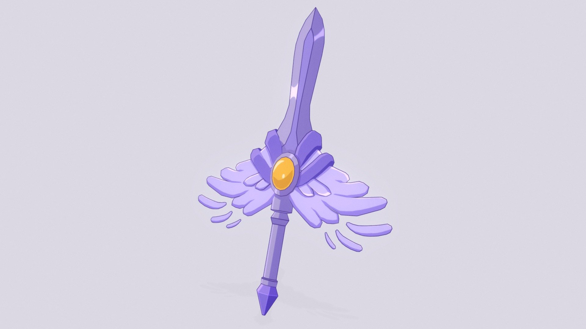 Wing Sword - 3D model by Magdaaaaa [799f798] - Sketchfab