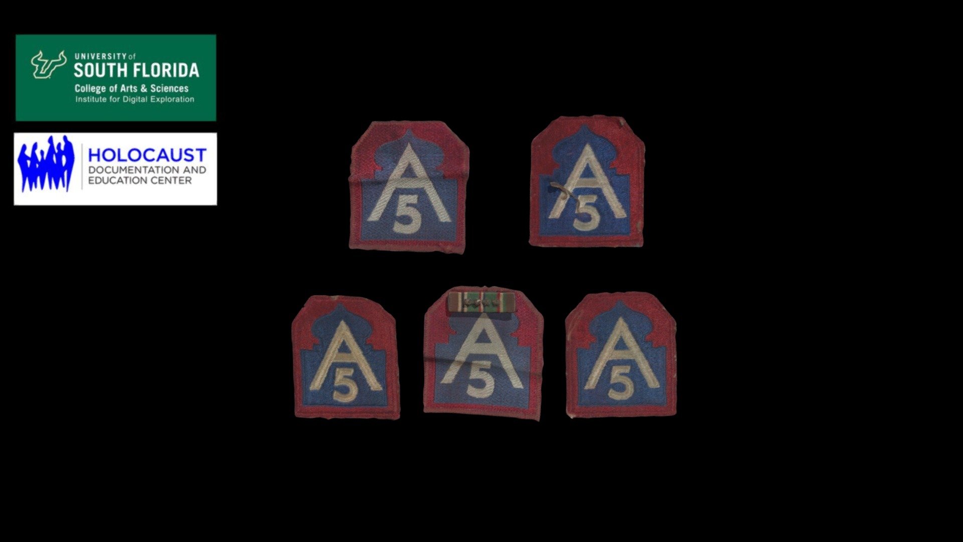 US Armed Forces World War II A5 Patches - 3D model by USF Institute for ...