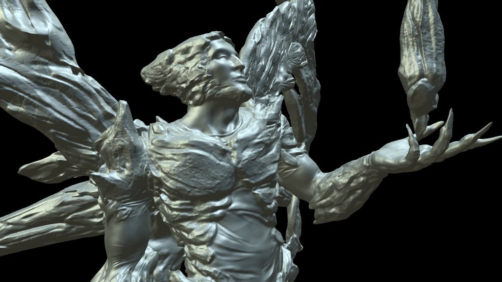 Stone angel - 3D model by Remi (@ktorres) [799fd0e] - Sketchfab