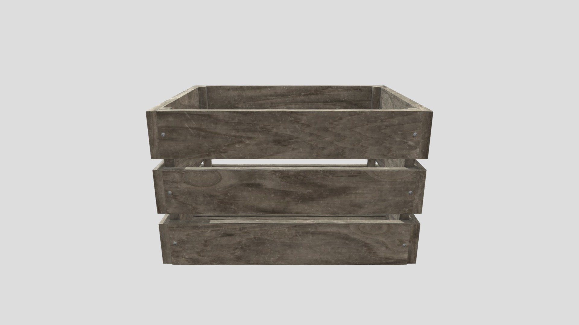 High Poly Crate - 3D model by JustinBass [79a02a8] - Sketchfab