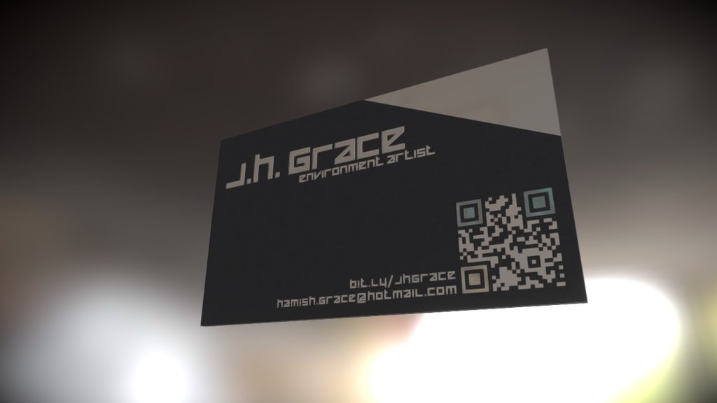 Business Card - 3D model by jhgrace [79a0d0f] - Sketchfab