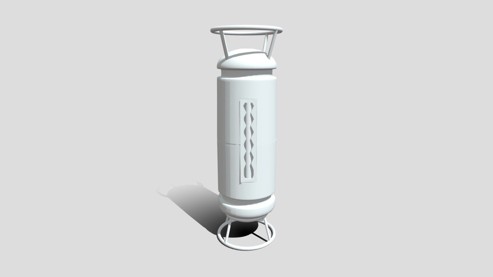 Scream Canister From Monsters Inc (Untextured) - Download Free 3D model ...