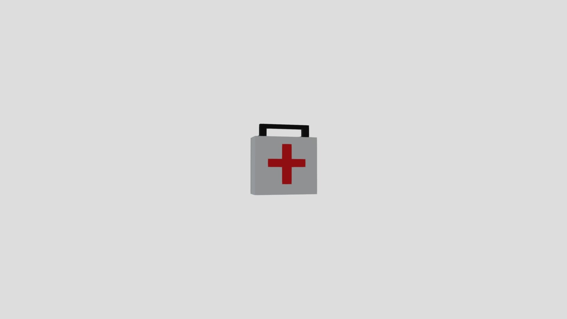 low poly medkit - Download Free 3D model by wmalhaa [79a1c90] - Sketchfab