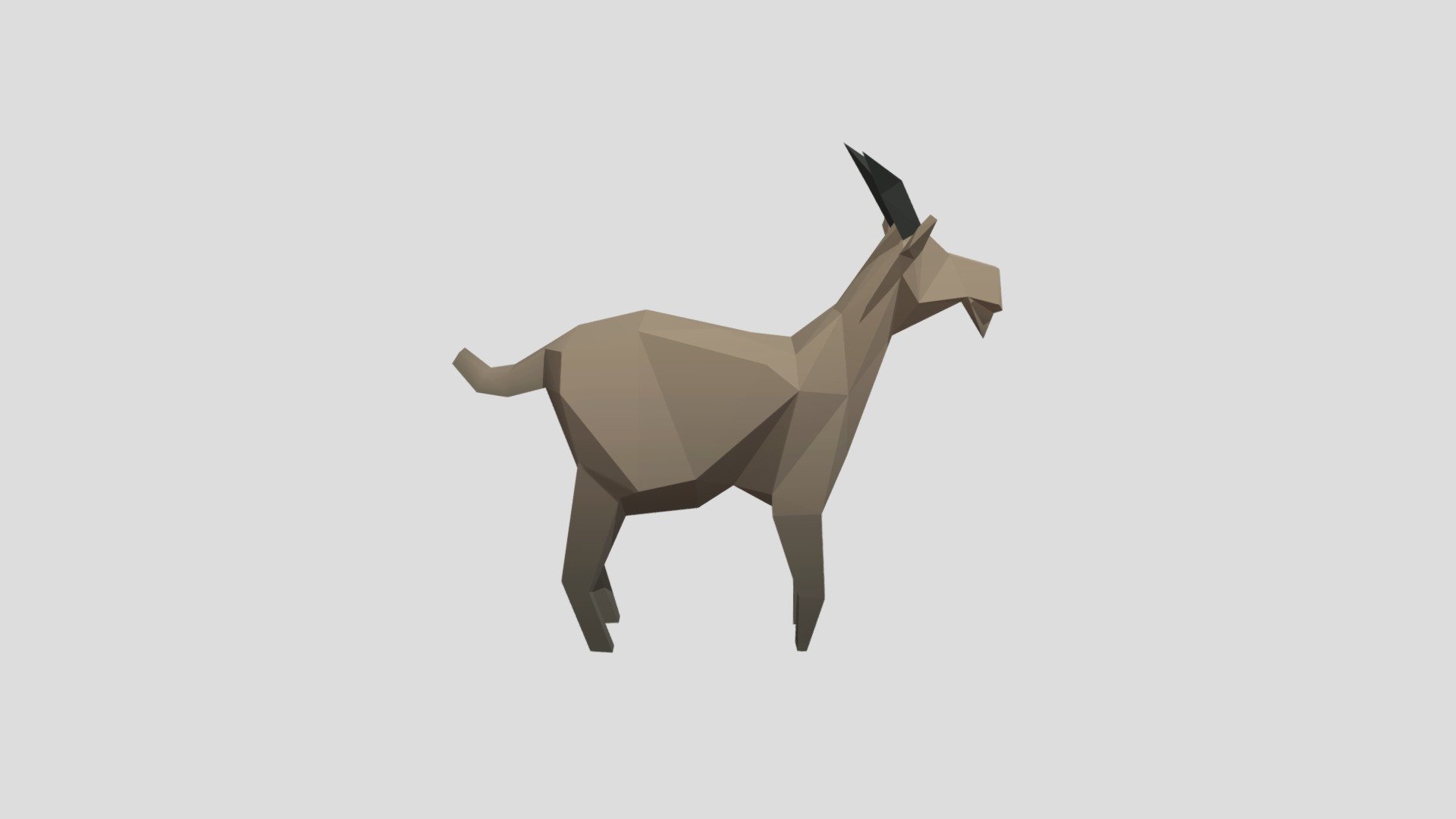 Poly Goat - 3D model by GoldenGoat (@danmccoy12345678) [79a3420 ...