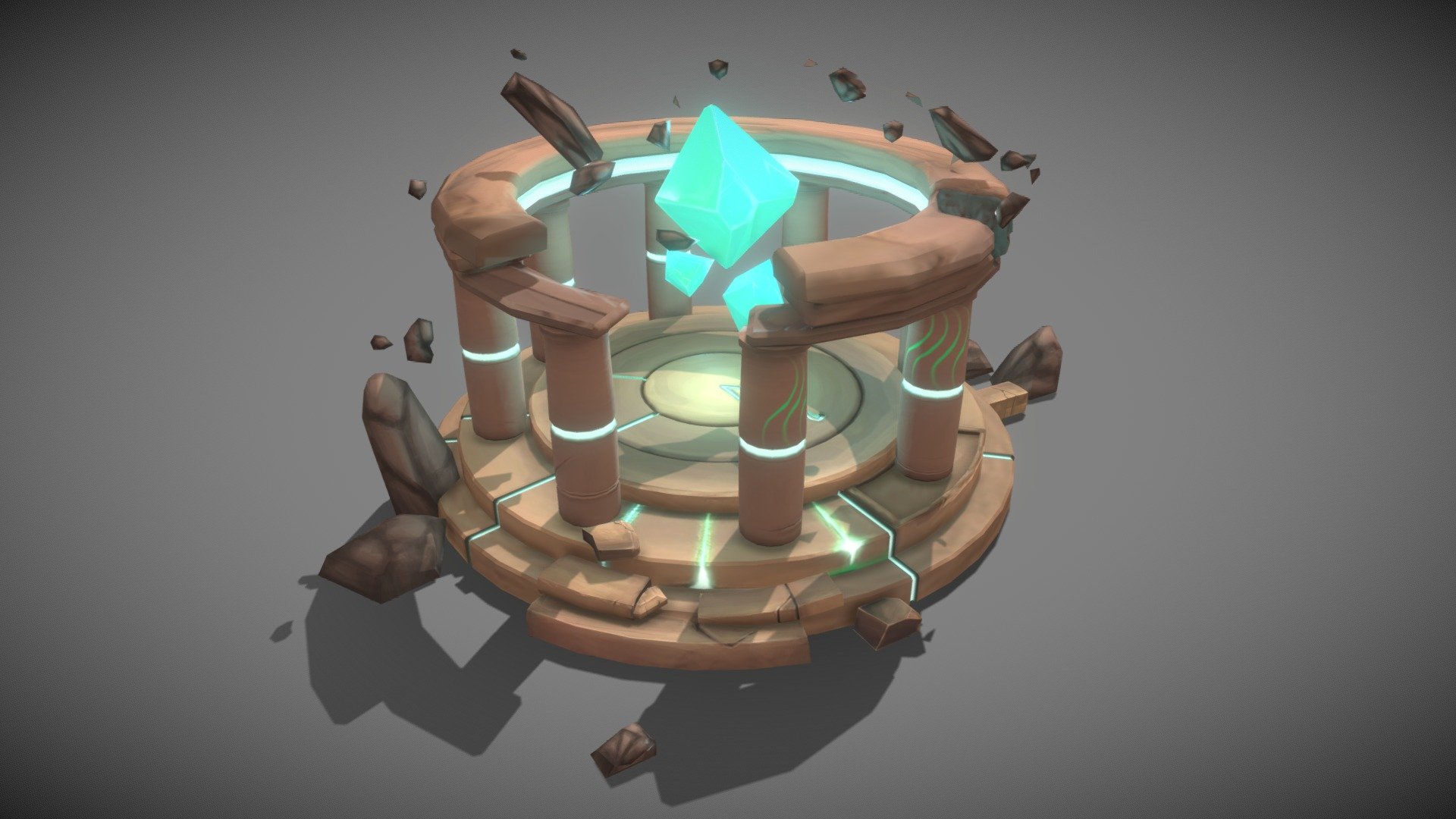 Fantasy ruins - 3D model by Sofia Campoy (@SofiaCampoy) [79a5a4d ...