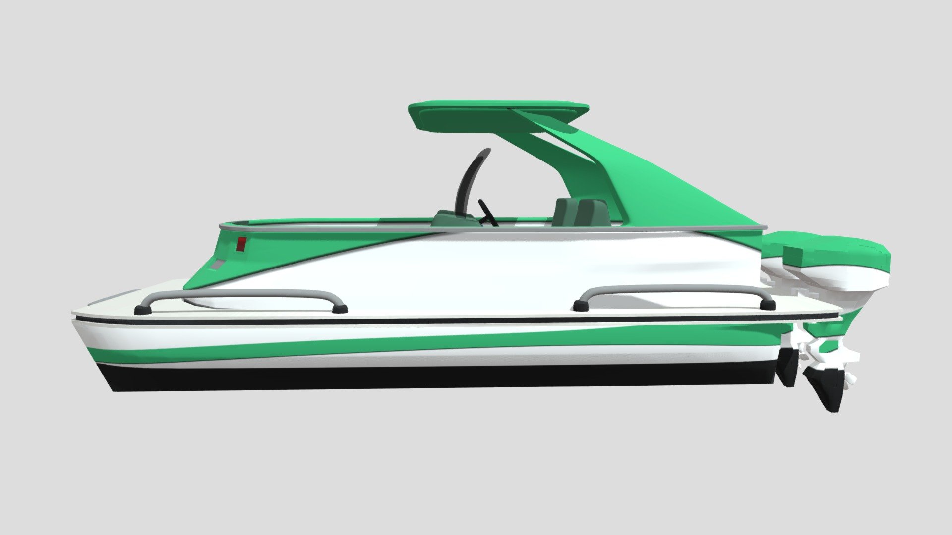 Pontoon Boat 02 - Download Free 3D model by gogiart (@agt14032013 ...