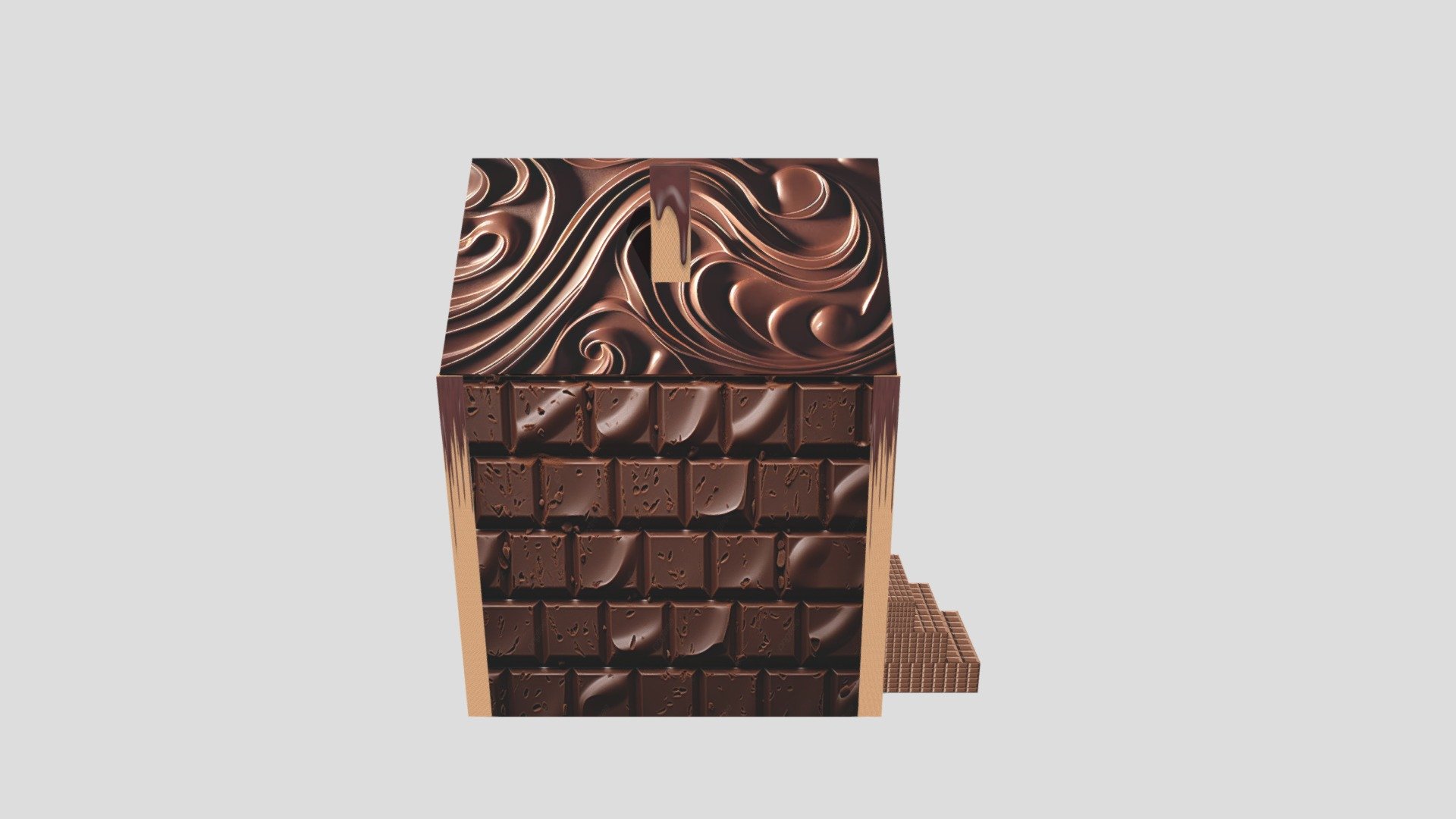 Casita De Chocolate - Download Free 3D model by wendelssugh [79a7f54 ...