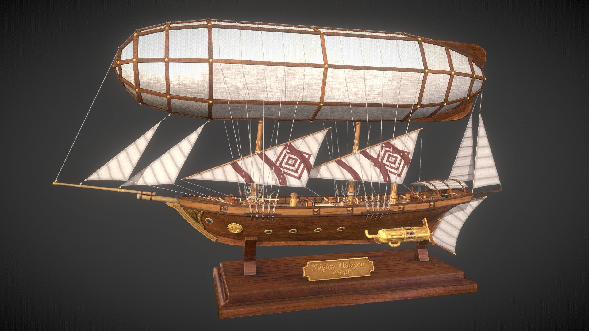 Flying Ship - 3D model by RGS (@rafags) [79a8068] - Sketchfab