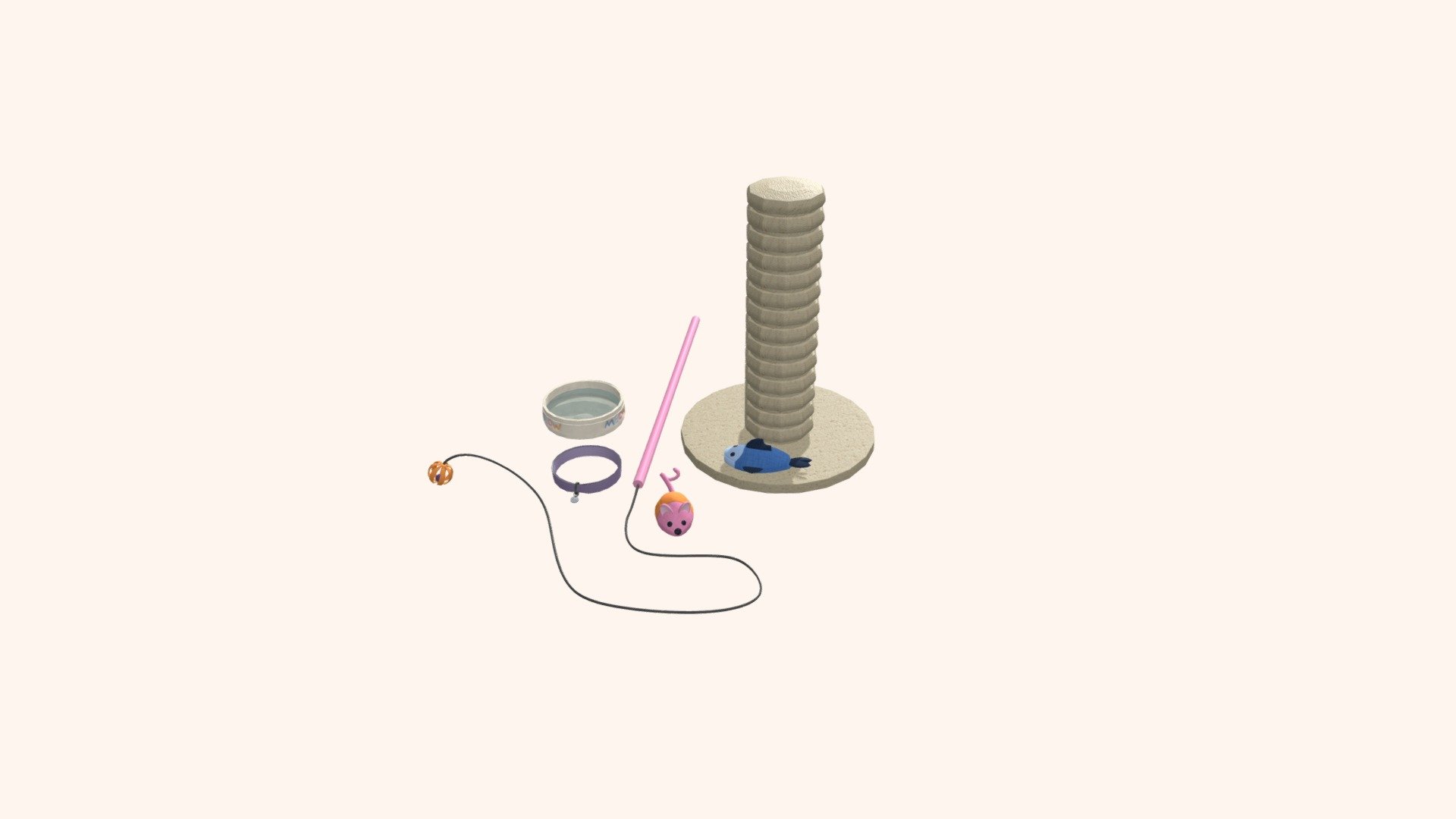 3D Asset Pack - Cat Objects - Download Free 3D model by ashphillips ...