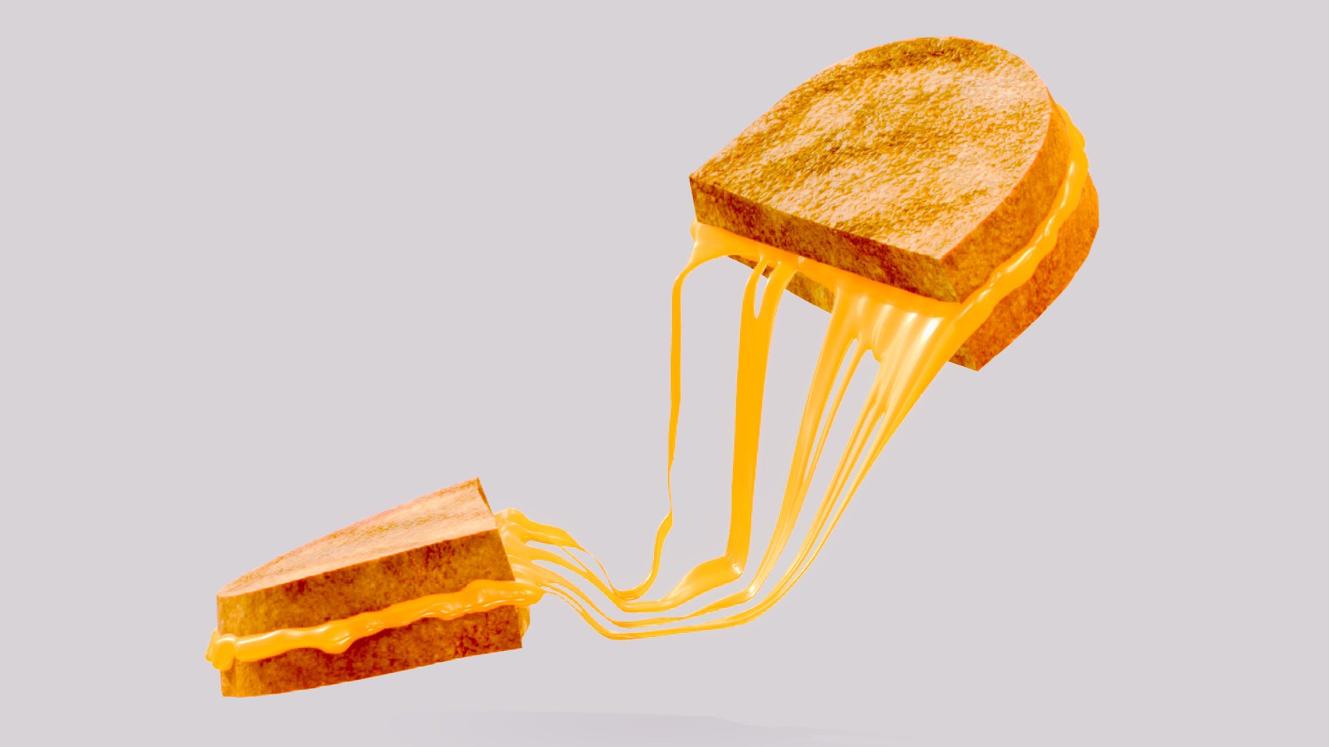 Ooey Gooey Grilled Cheese - 3D model by Duznot (@duz_vr) [79a8e38 ...